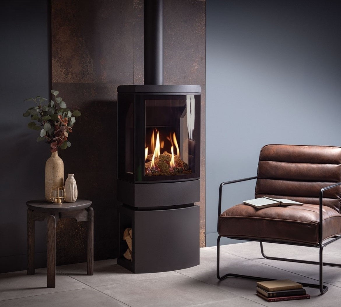 Gazco Loft Balanced Flue Freestanding Gas Fire |The Fireplace – The ...