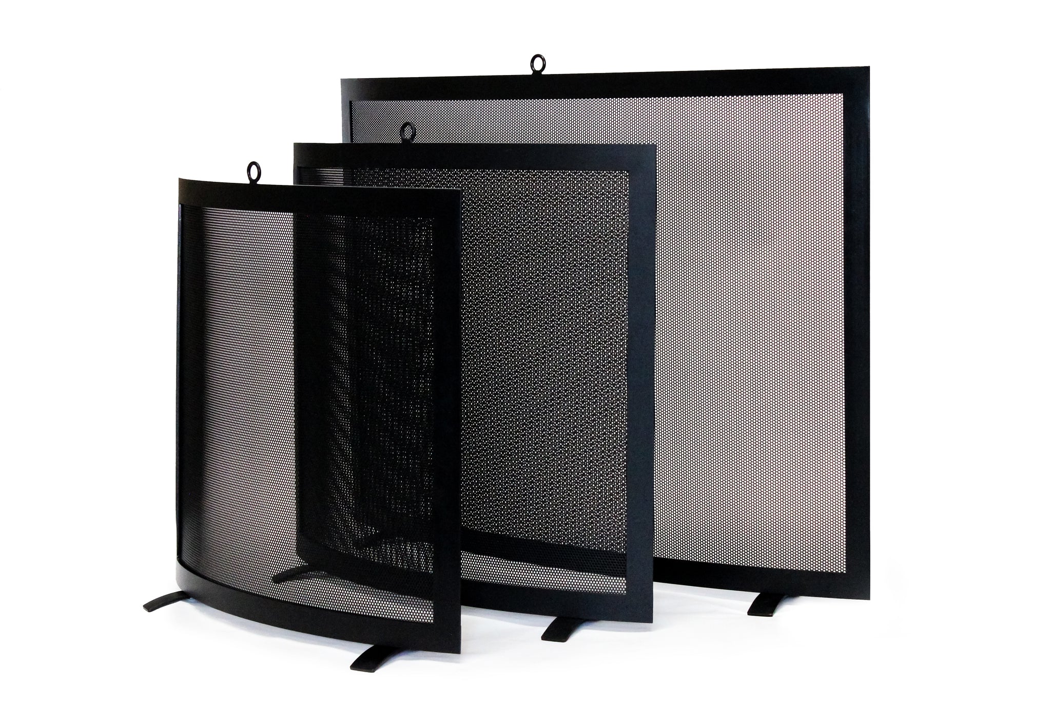 Fireplace Guard - Curved Steel Screen – The Fireplace NZ