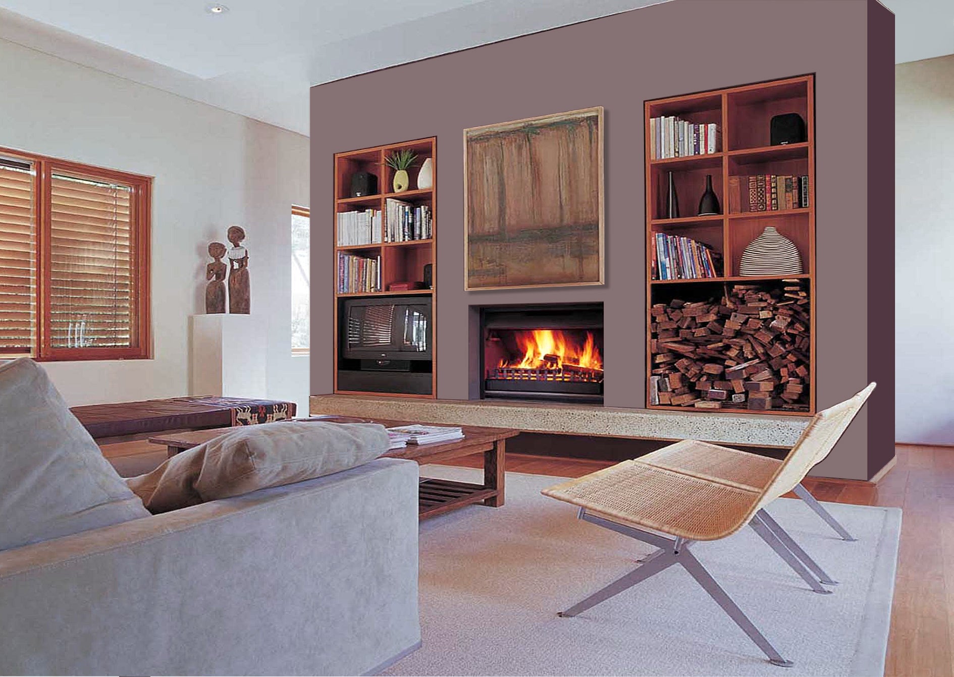 Jetmaster Universal Wood Inbuilt Wood Fire – The Fireplace NZ