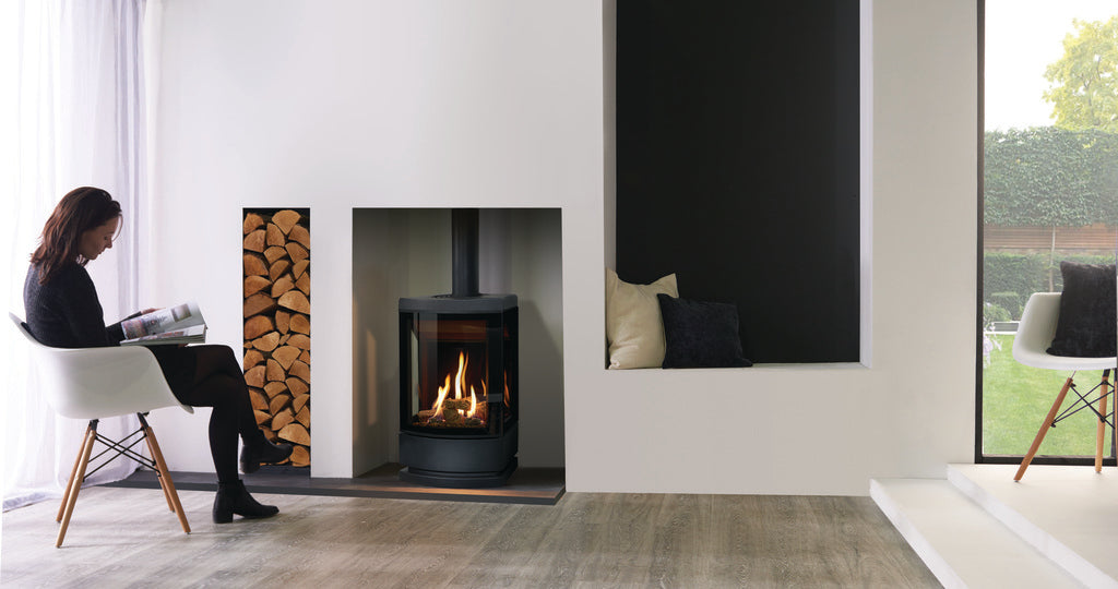 Gazco Loft Balanced Flue Freestanding Gas Fire |The Fireplace – The ...
