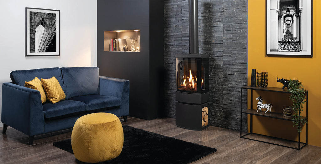 Gazco Loft Balanced Flue Freestanding Gas Fire |The Fireplace – The ...