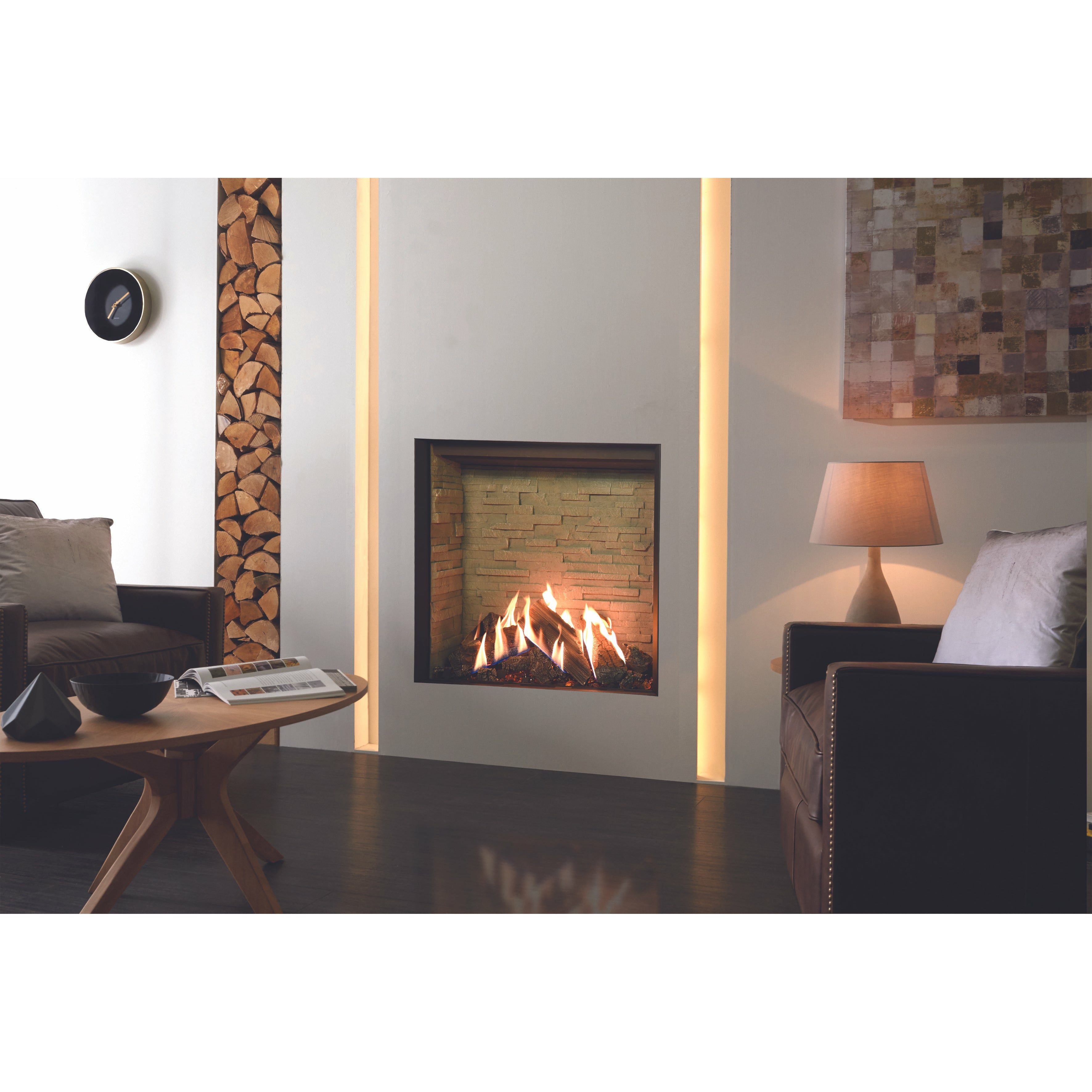Gazco Reflex 75 Balanced Flue Inbuilt Gas Fire | The Fireplace – The ...
