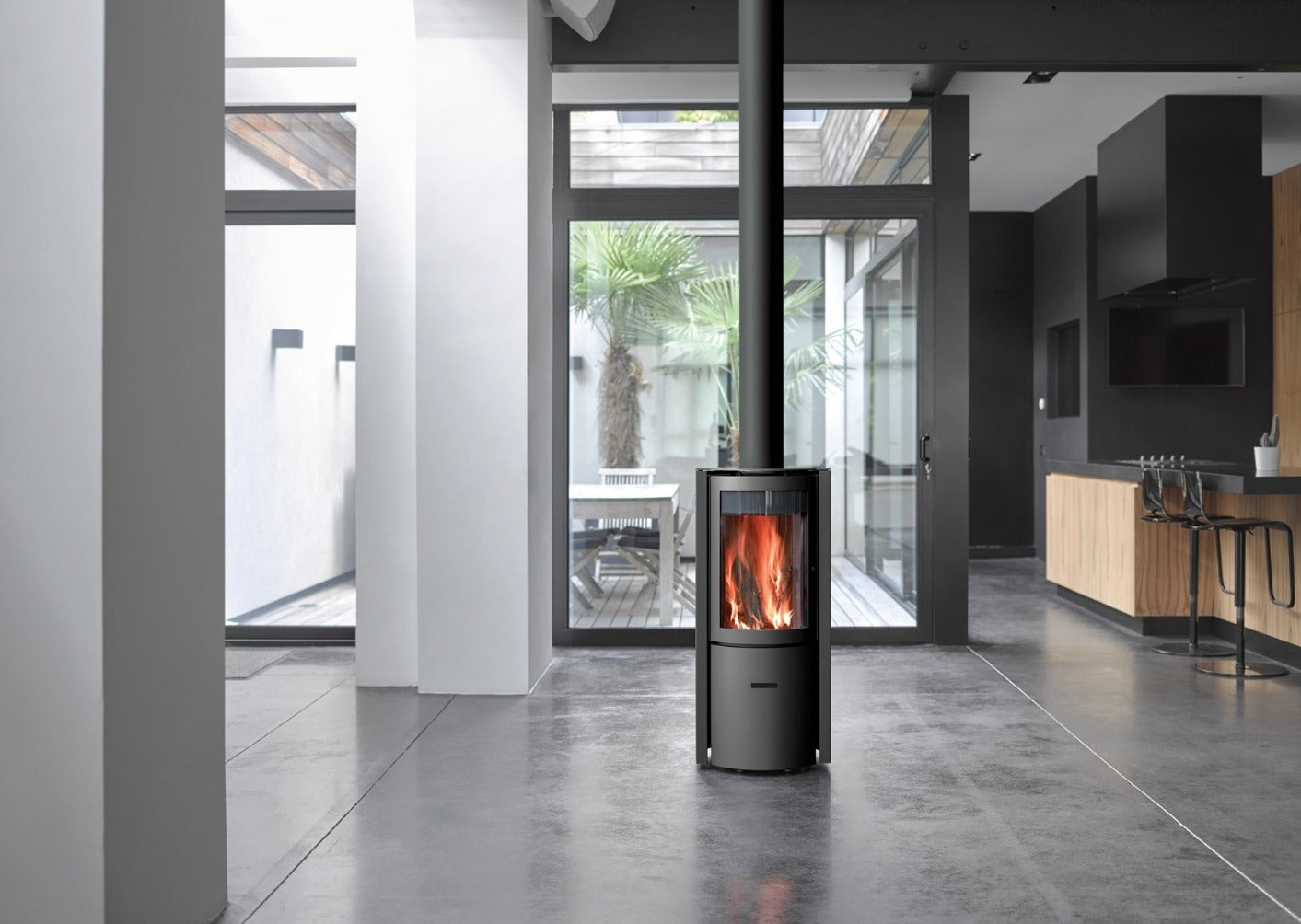 Stuv Compact One Freestanding Wood Fire | The Fireplace – The Fireplace NZ
